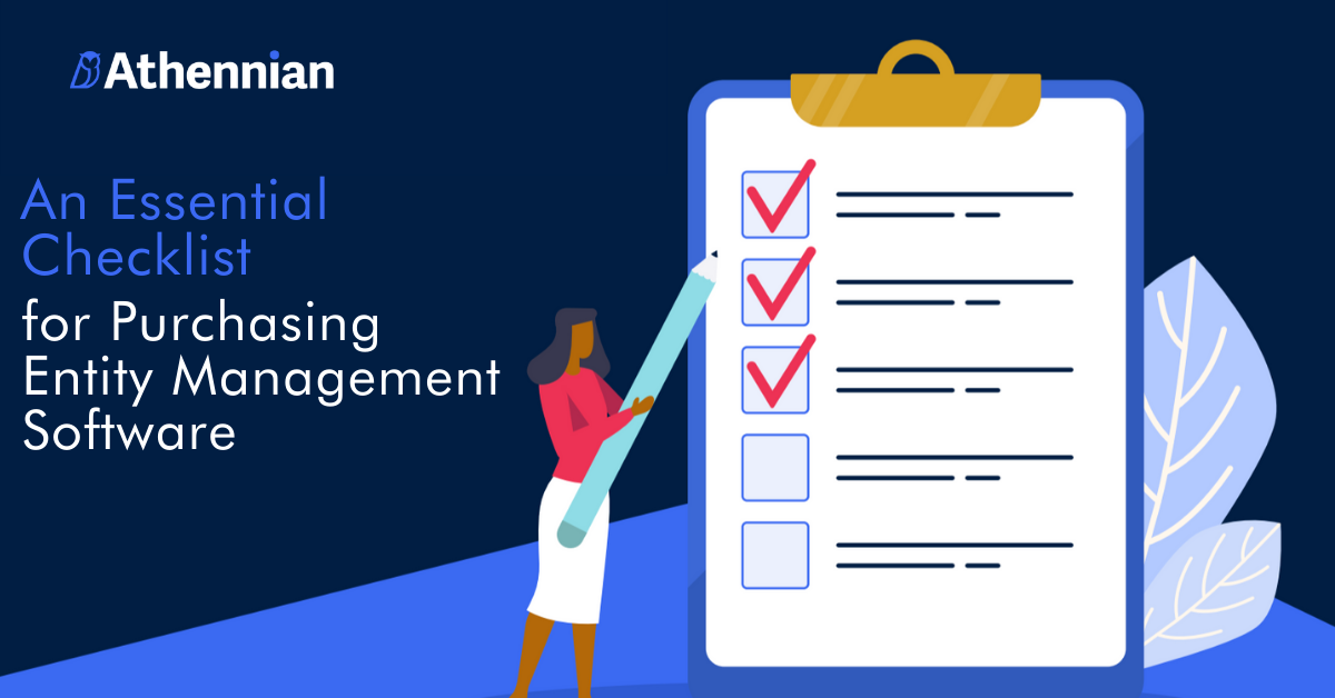 Essential Checklist for Entity Management Software | Athennian